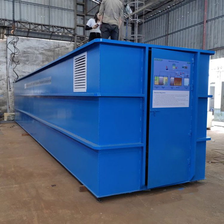 200m3/day compact MBR system wastewater treatment plant in ...