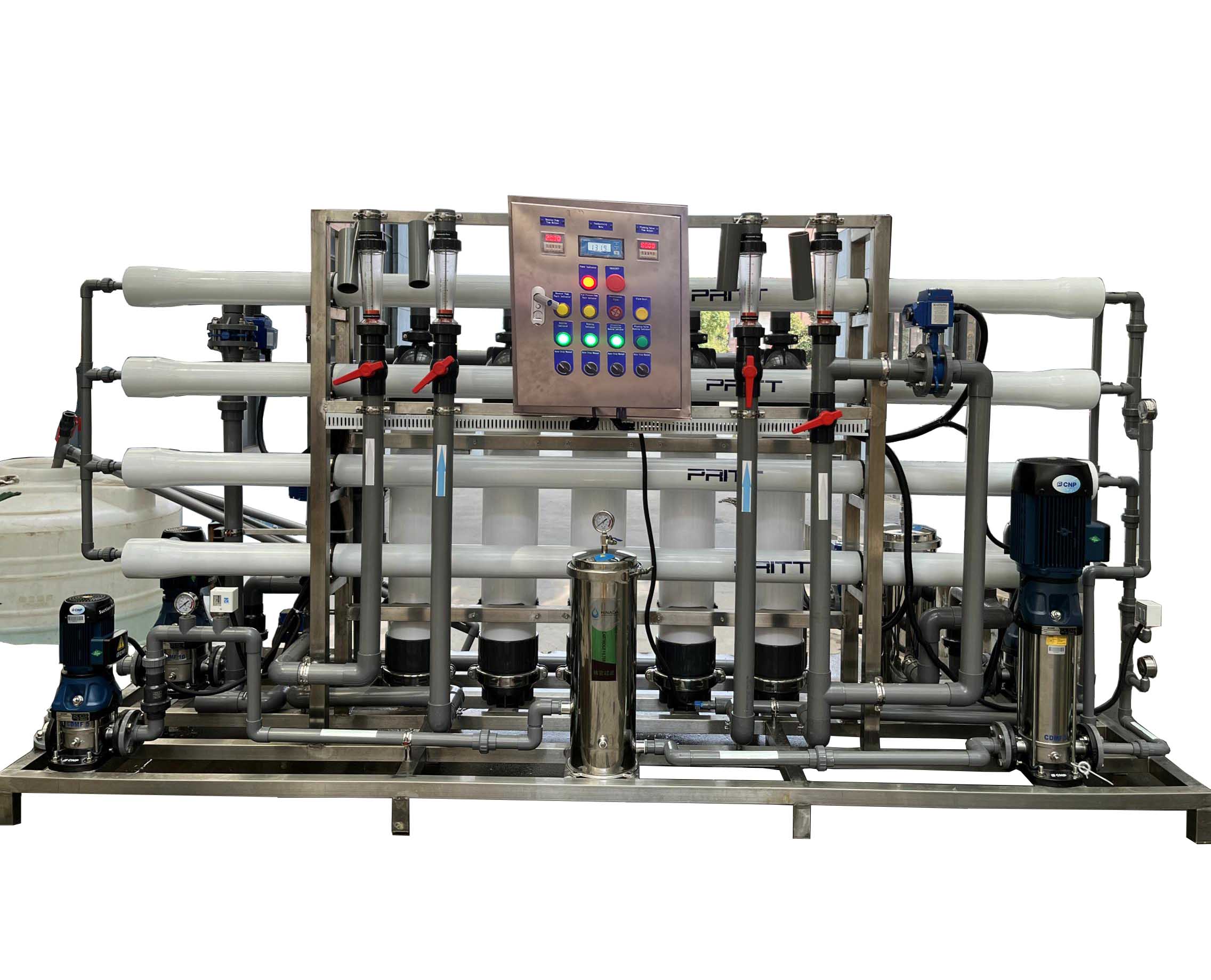 RO System 2000LPH Commissioning Test - Hinada